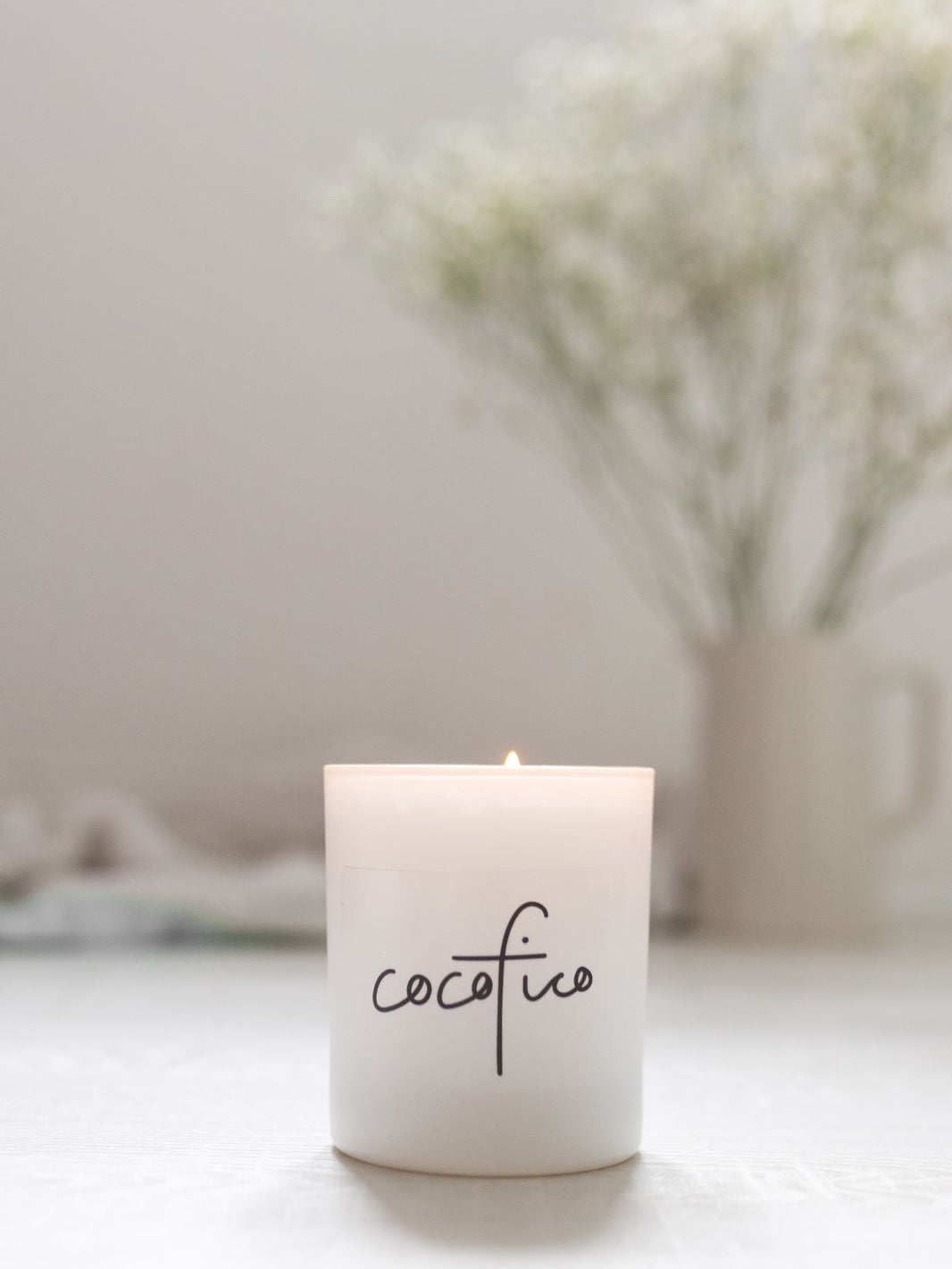 Hand-Poured Coconut & Rapeseed Wax Scented Candle | Natural & Long ...